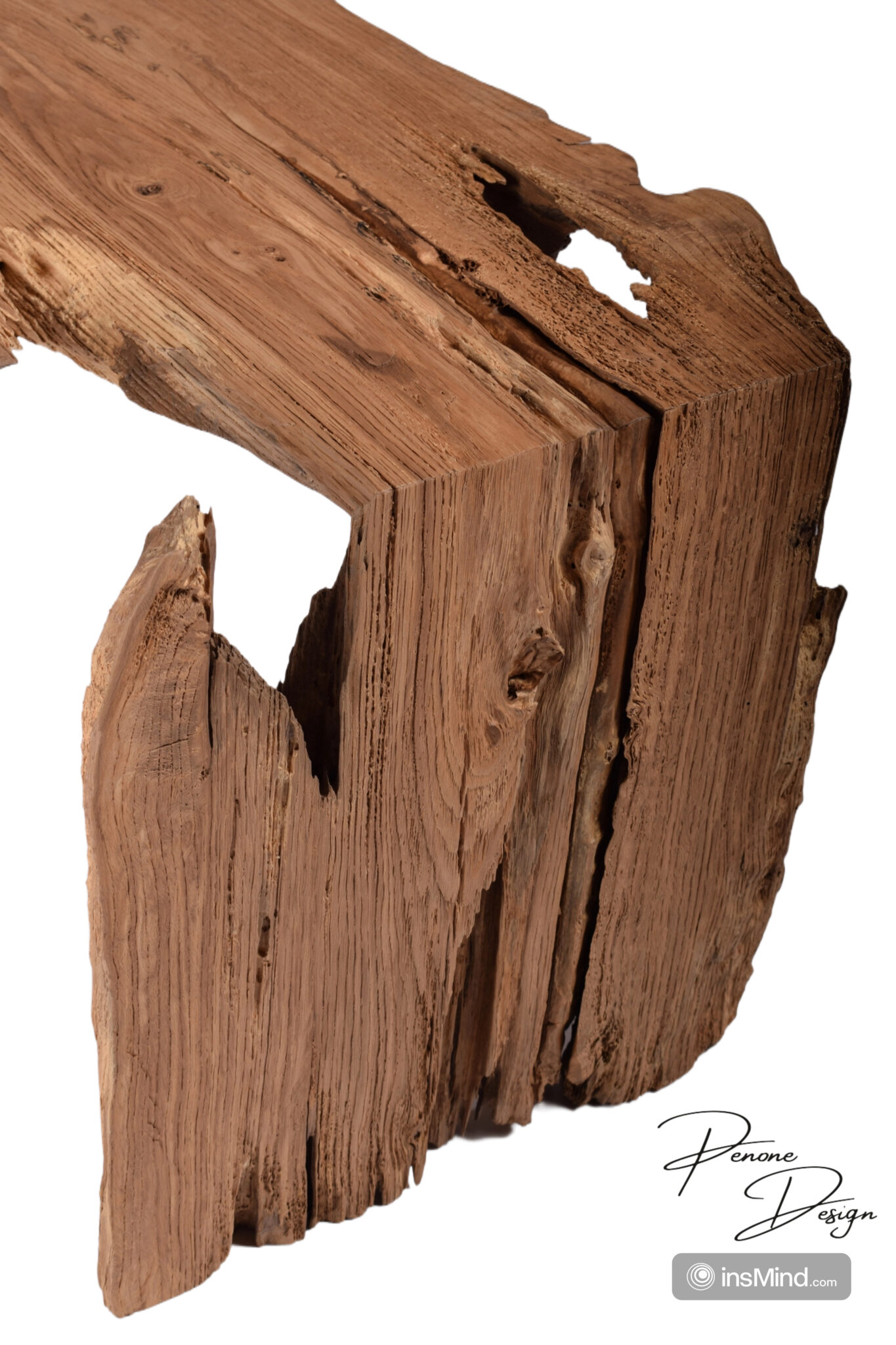 Table basse racine tronc 'NIAGARA' Penone Design