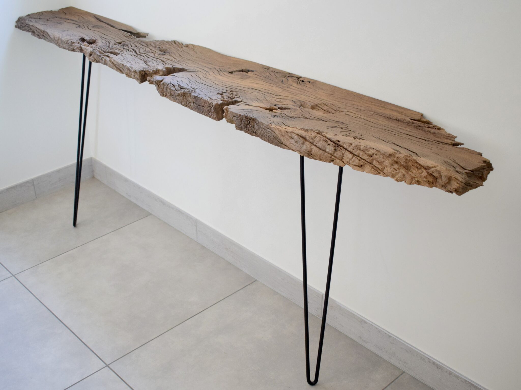 Console Vieux chêne Poutre Penone Design