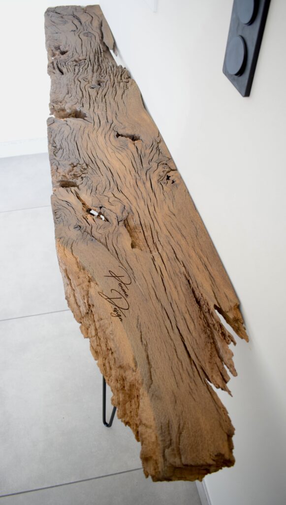 Console Vieux chêne Poutre Penone Design