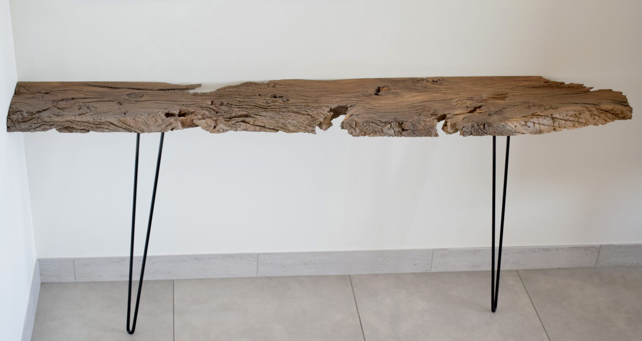 Console Vieux chêne Poutre Penone Design